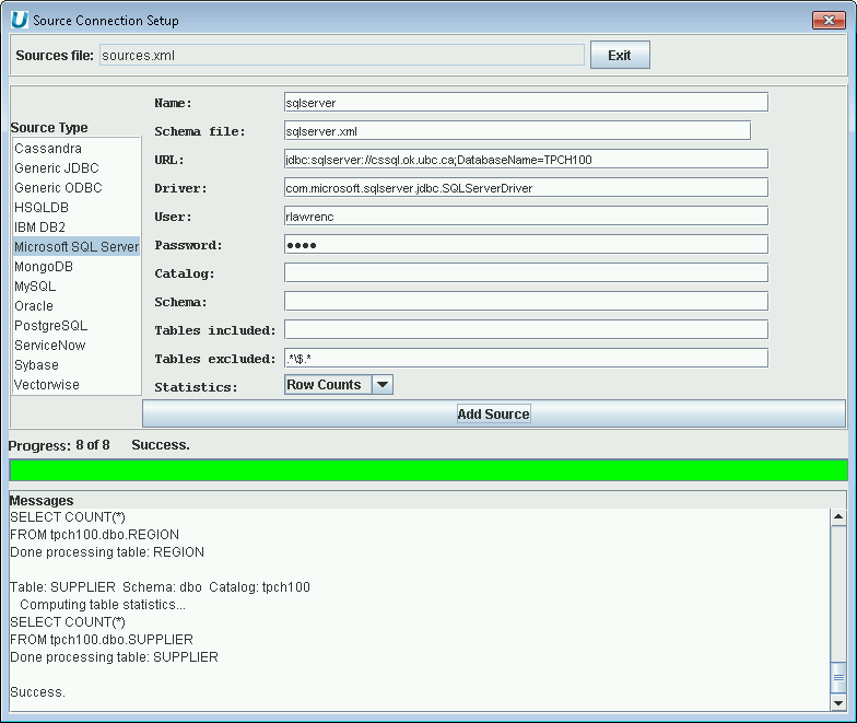 UnityJDBC User Documentation