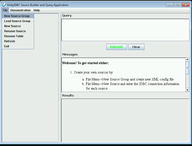 UnityJDBC User Documentation